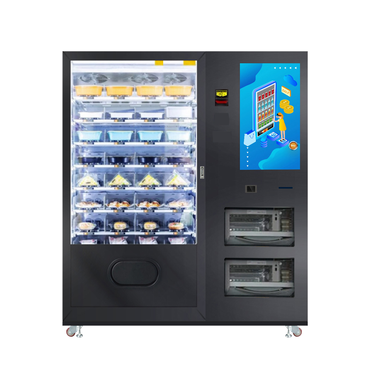 meal vending machine with microwave , meal vending machine , vending ...